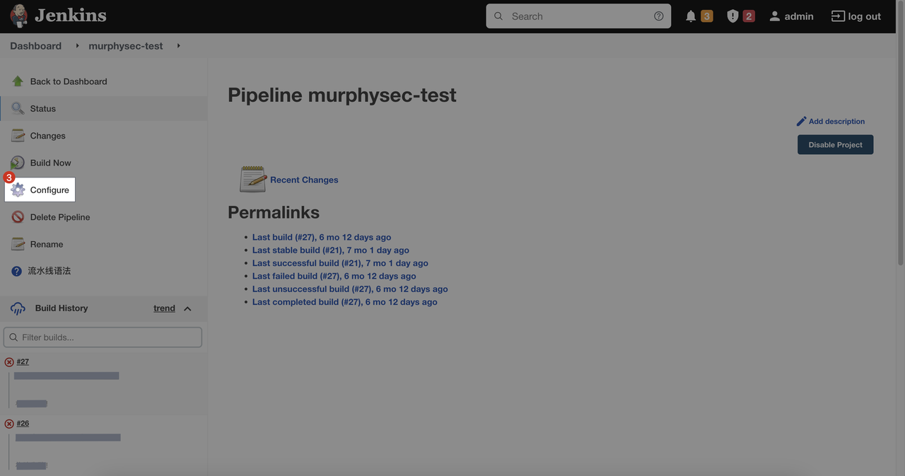 Jenkins | 墨菲安全文档